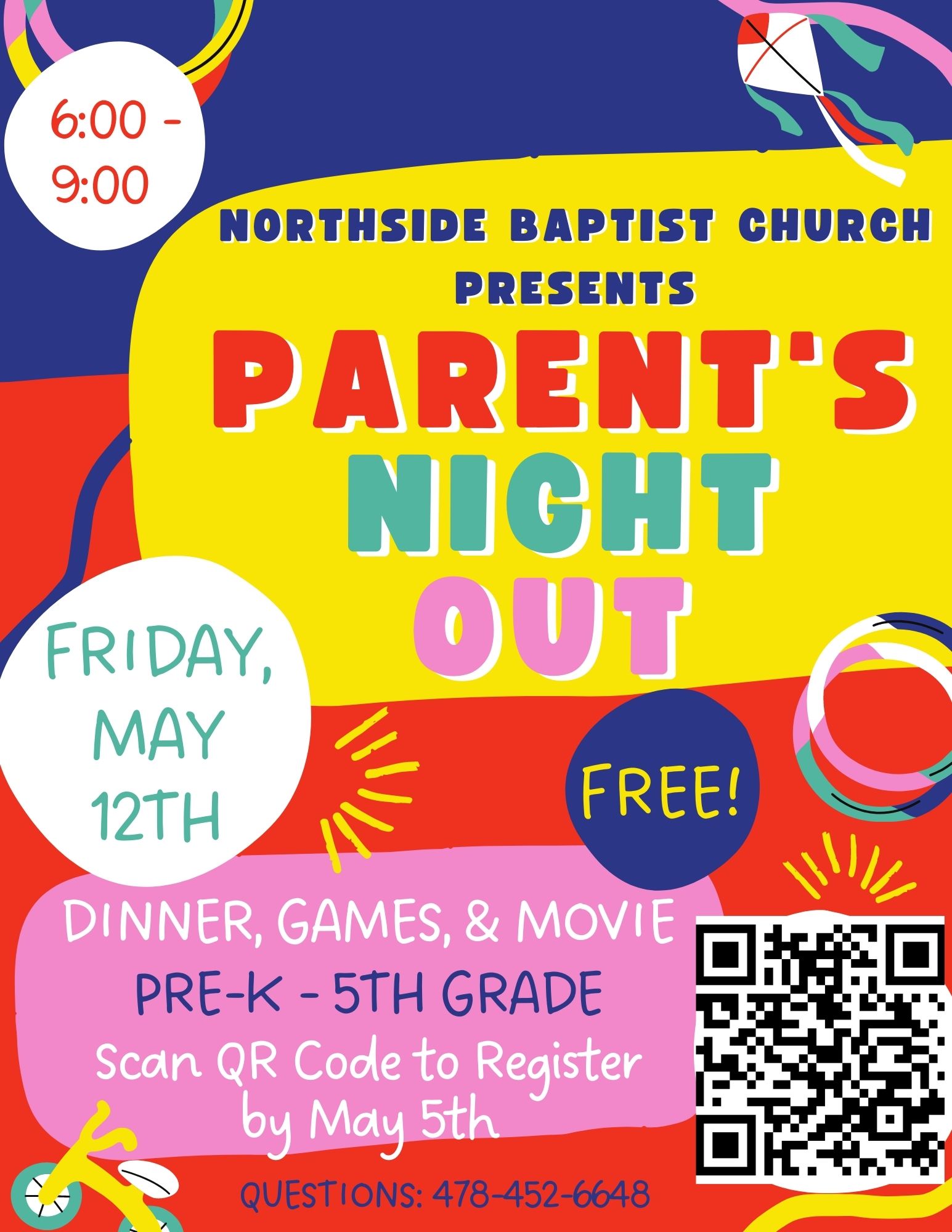 Parent's Night Out ~ May 2023