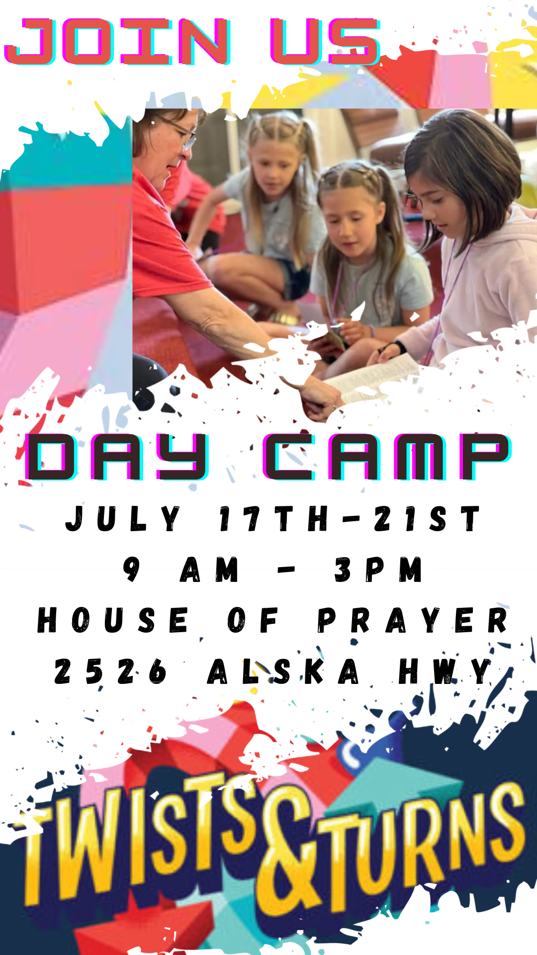 House of Prayer Day Camp 9am-3pm