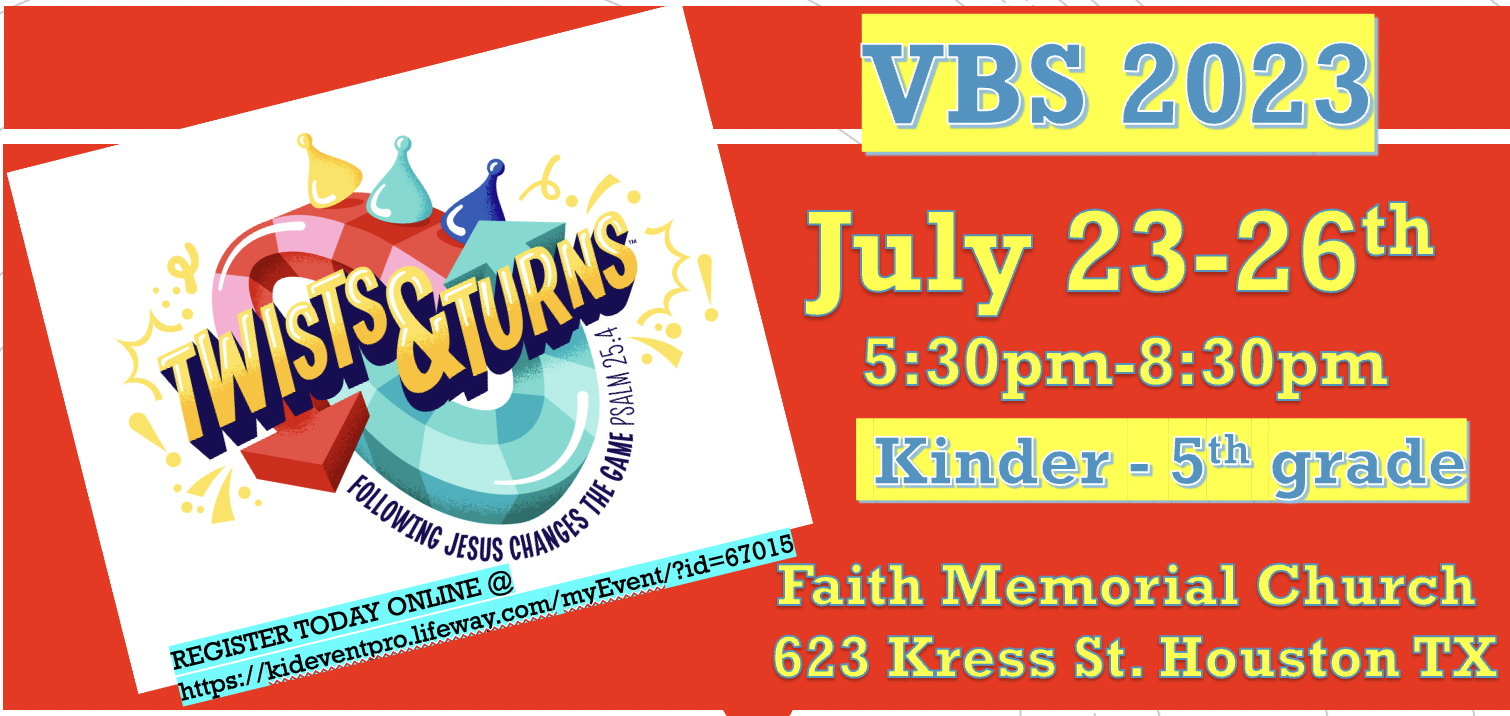 Faith Memorial 2023 VBS
