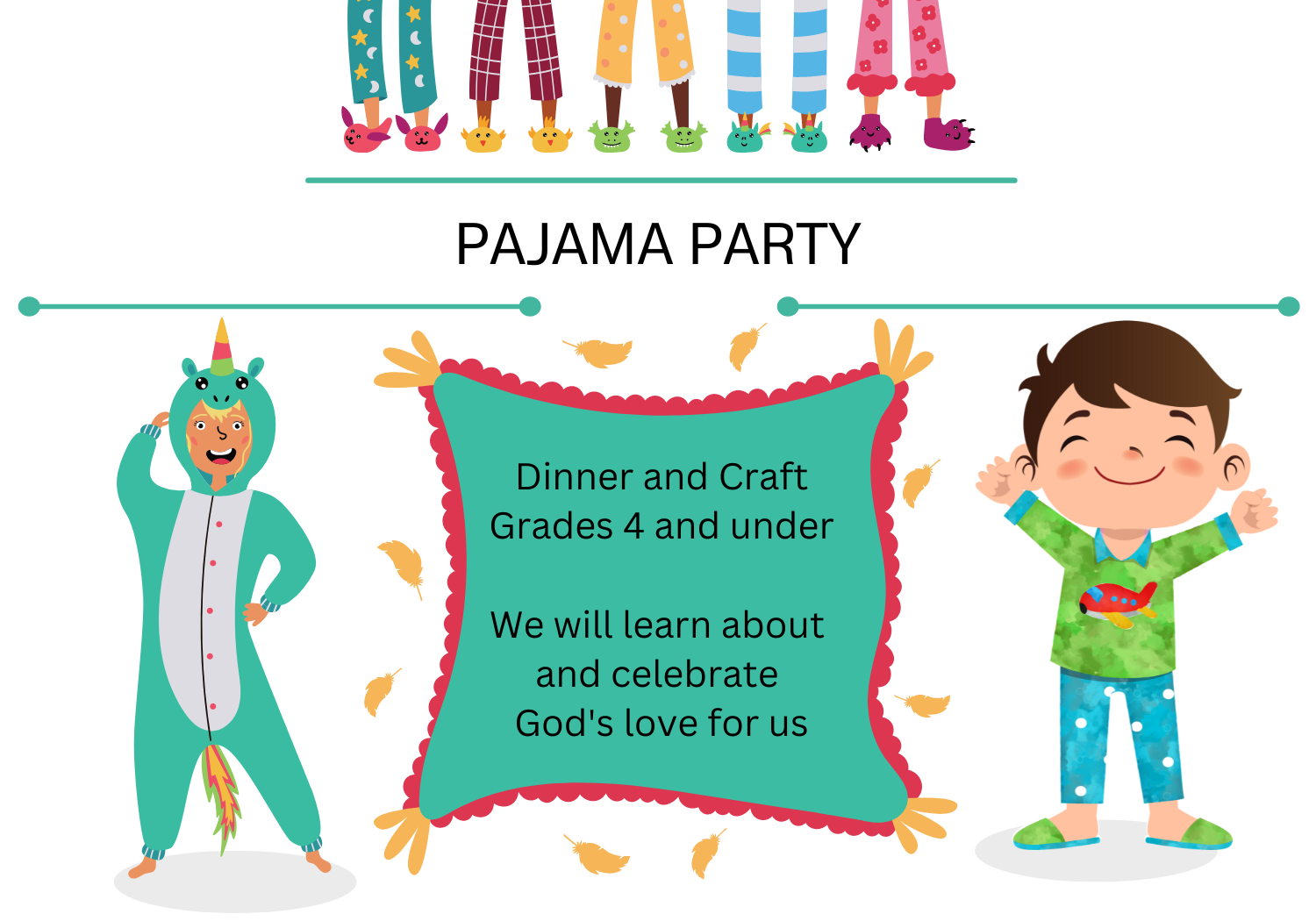 Kid's PJ Party: Sweetheart Banquet Childcare